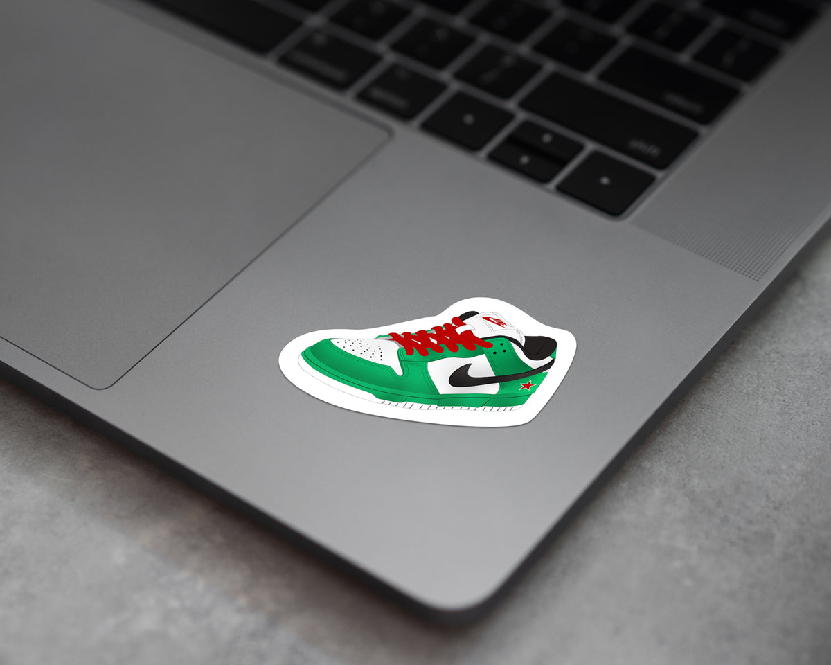 Nike SB Dunk Low 'Heineken' Sticker – Vectored Studios
