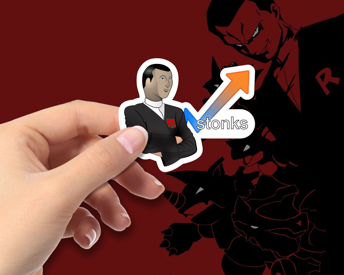 Stonk Rockets Sticker – Vectored Studios