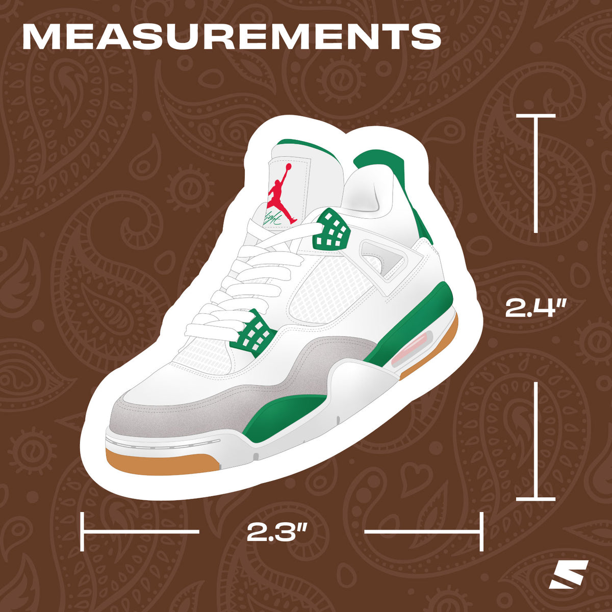 Air Jordan 4 'Military Blue' Sticker | Vectored Studios
