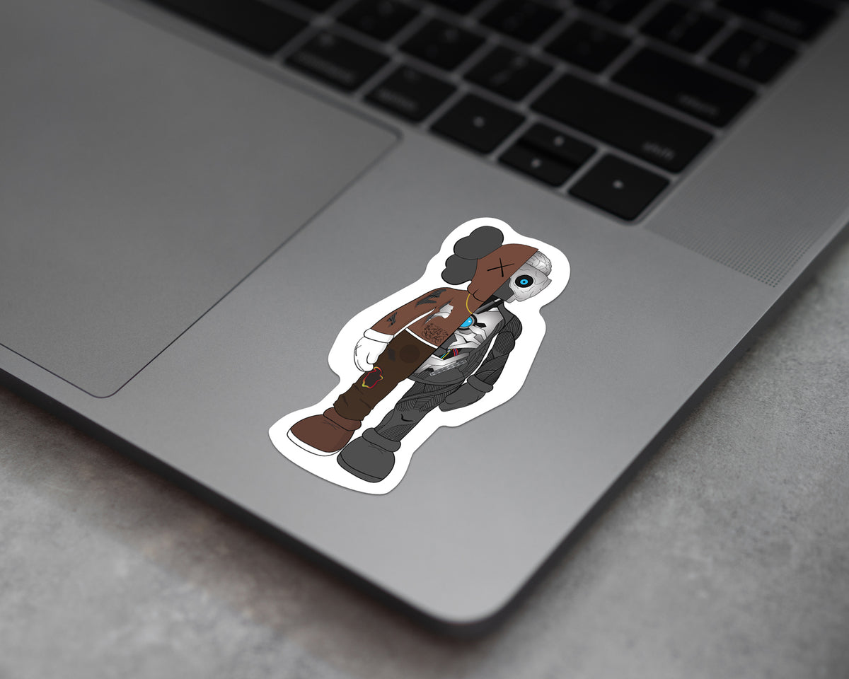 The Scotts - Travis Scott x Kaws Sticker – Vectored Studios