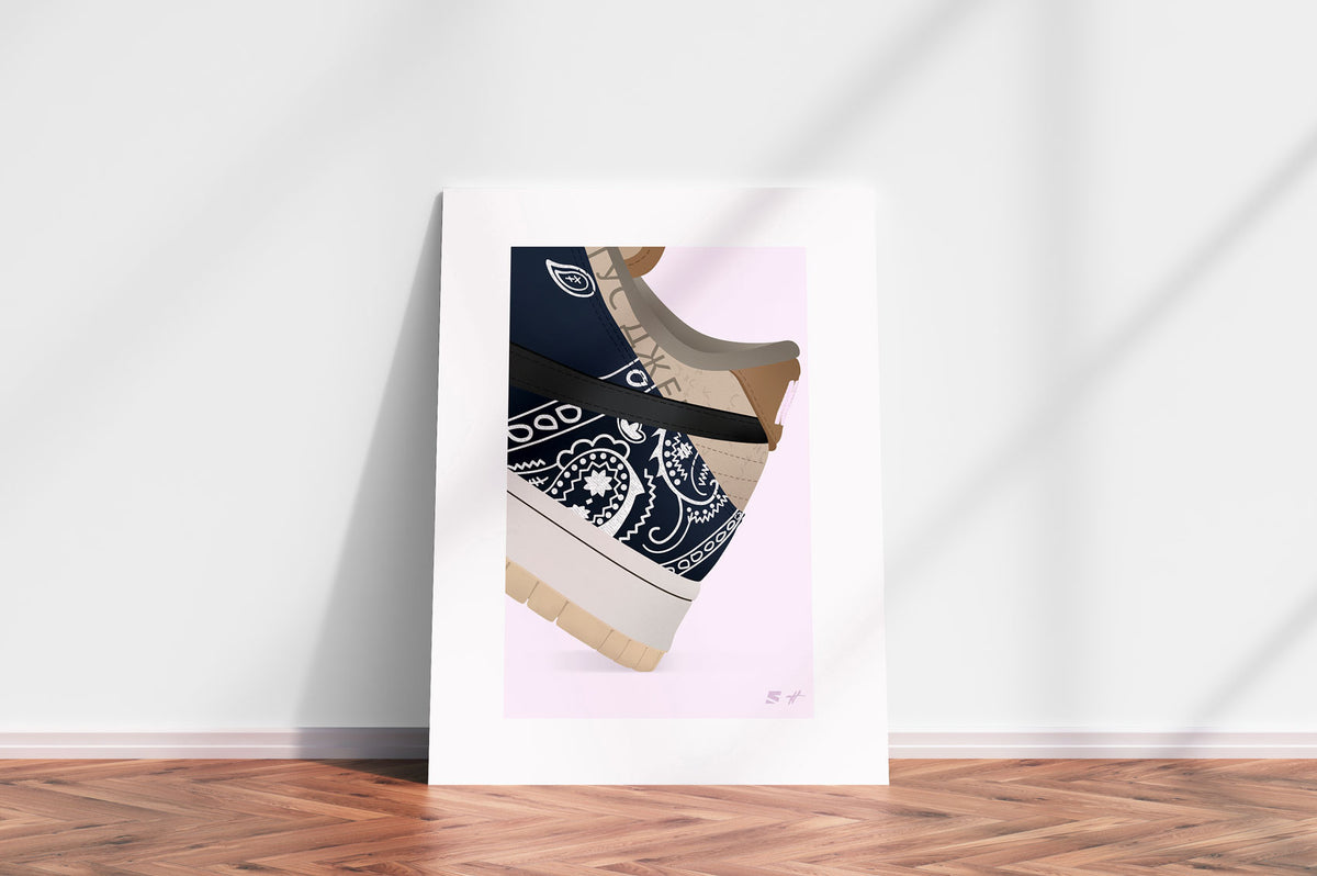 Nike SB Dunk Low Travis Scott Poster (Zoom) – Vectored Studios